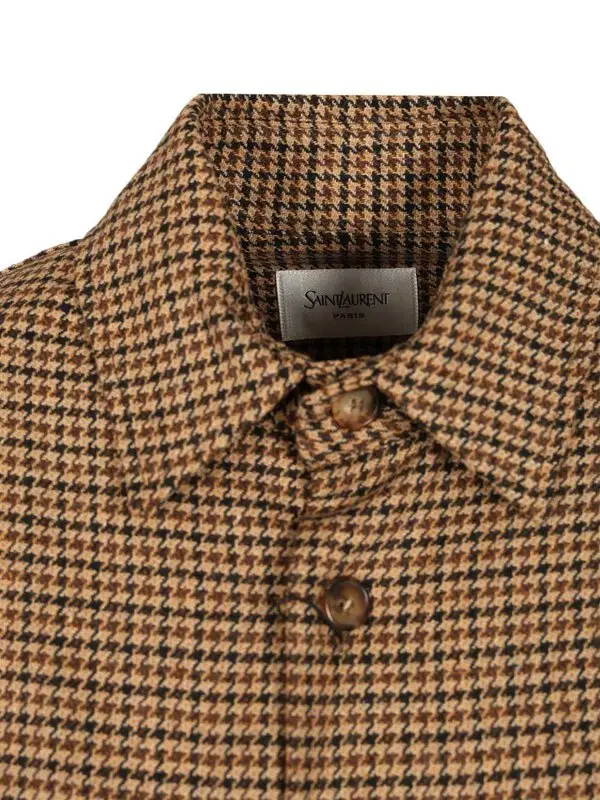 Saint Laurent Puppy Tooth Overshirt