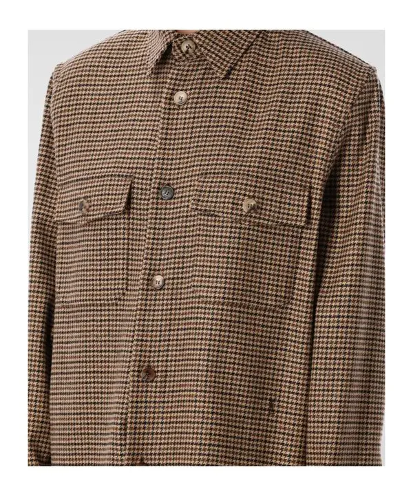 Saint Laurent Puppy Tooth Overshirt