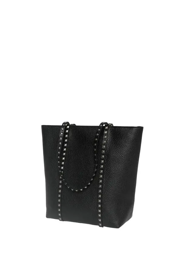 Valentino Garavani Rockstud Open Top Tote Bag - Black