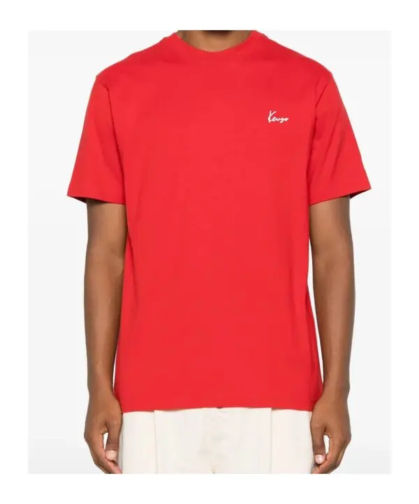 Kenzo Archive Bouquet' T-shirt In Cotton - Red