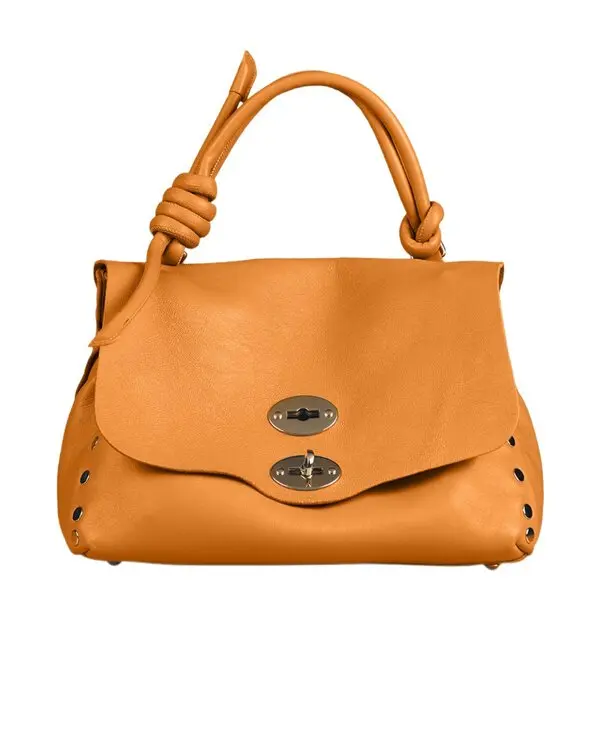 ZANELLATO Logo Shoulder Bag - Orange