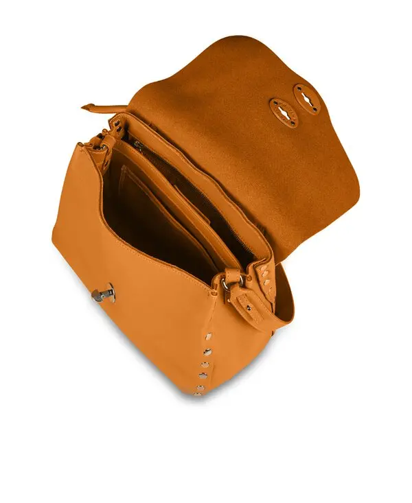 ZANELLATO Logo Shoulder Bag - Orange