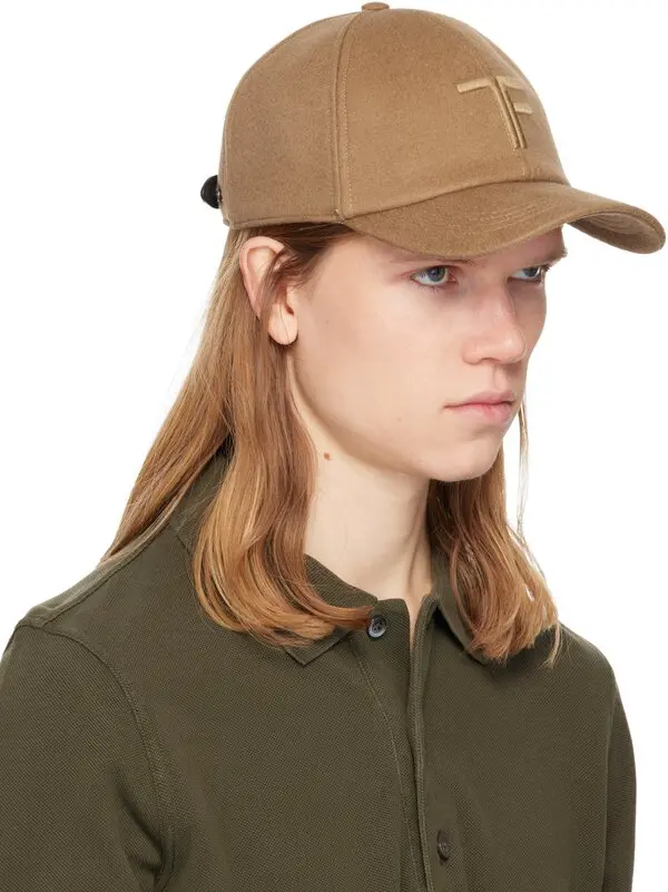 TOM FORD Embroidered Baseball Cap - Brown