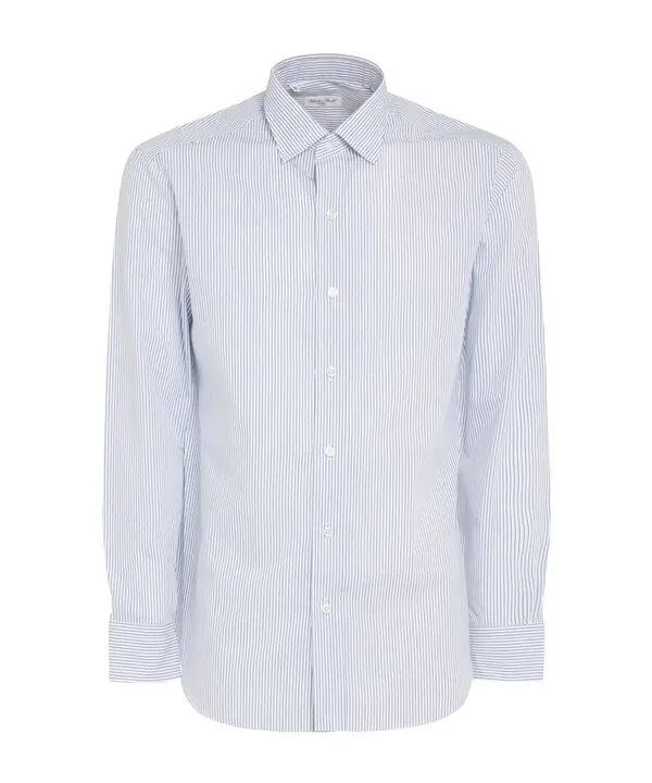 SALVATORE PICCOLO Striped Long-sleeved Shirt