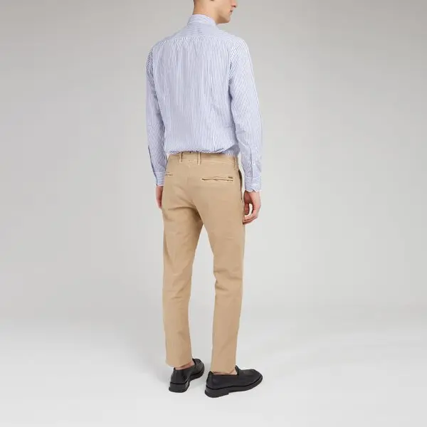 SALVATORE PICCOLO Striped Long-sleeved Shirt