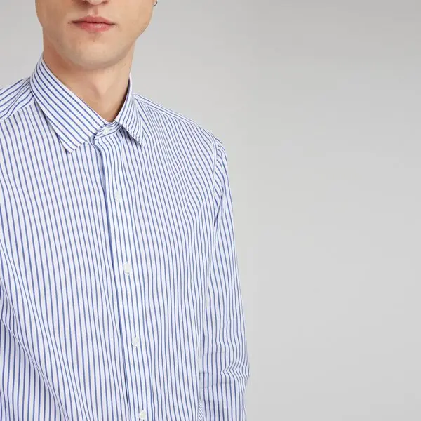 SALVATORE PICCOLO Striped Long-sleeved Shirt