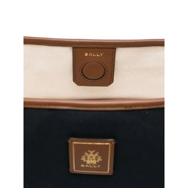 Bally Striped Panel Tote Bag - Black