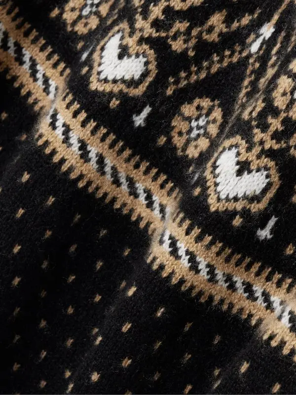 Khaite Long-sleeved Knitted Shirt With Patterned Design