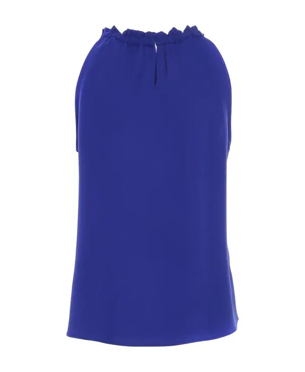 P.a.r.o.s.h Gathered Neck Sleeveless Blouse