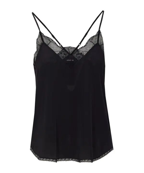 Zadig&Voltaire Christy Lace Trimmed Camisole - Black