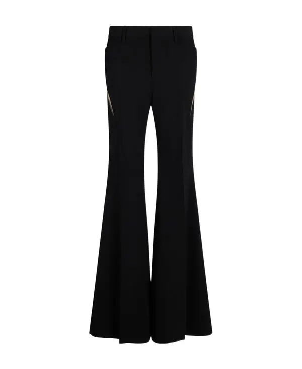 Dsquared2 Cut-out Detailed Flared Trousers - Black