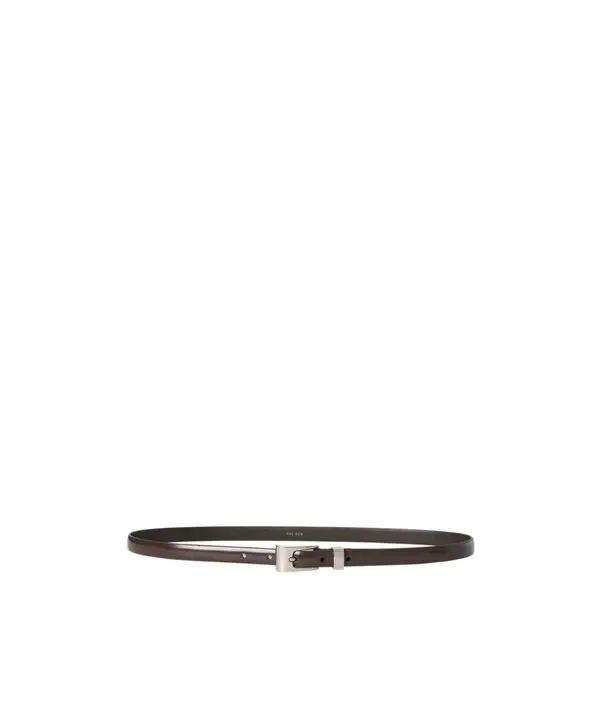 THE ROW Downtown Leather Belt - Brown