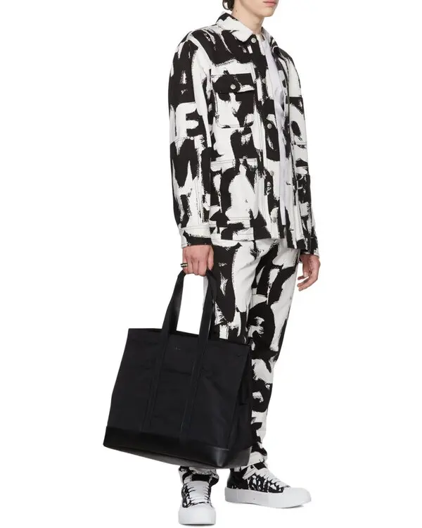 Alexander McQueen Logo Band Tote Bag