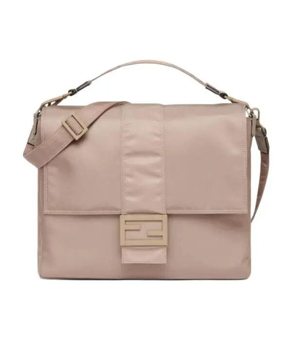 Fendi Baguette Large Messenger Bag - Nude