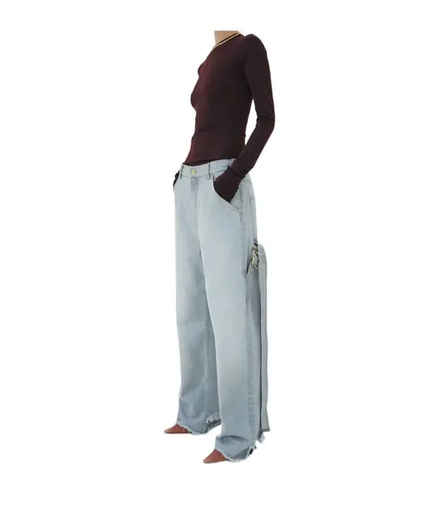DARKPARK Lisa Relaxed-fit Straight-leg Jeans - Gray
