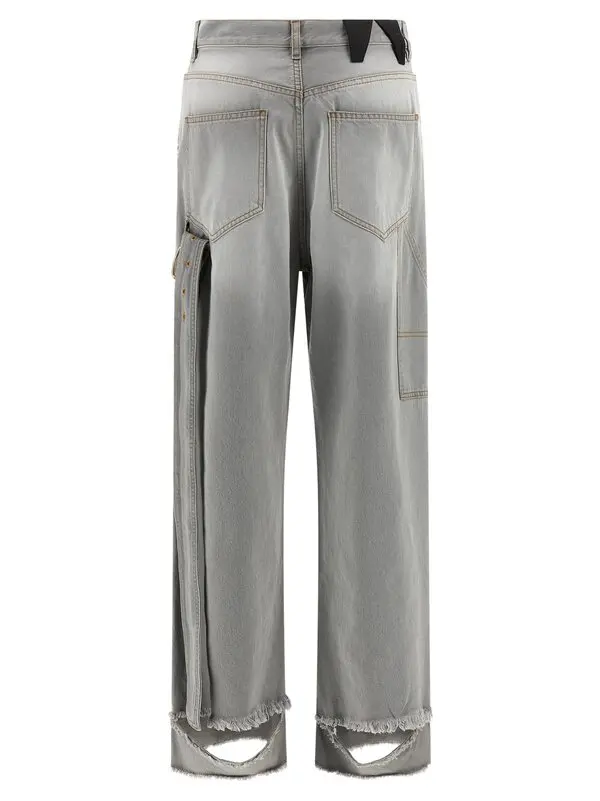 DARKPARK Belted Straight-leg Jeans