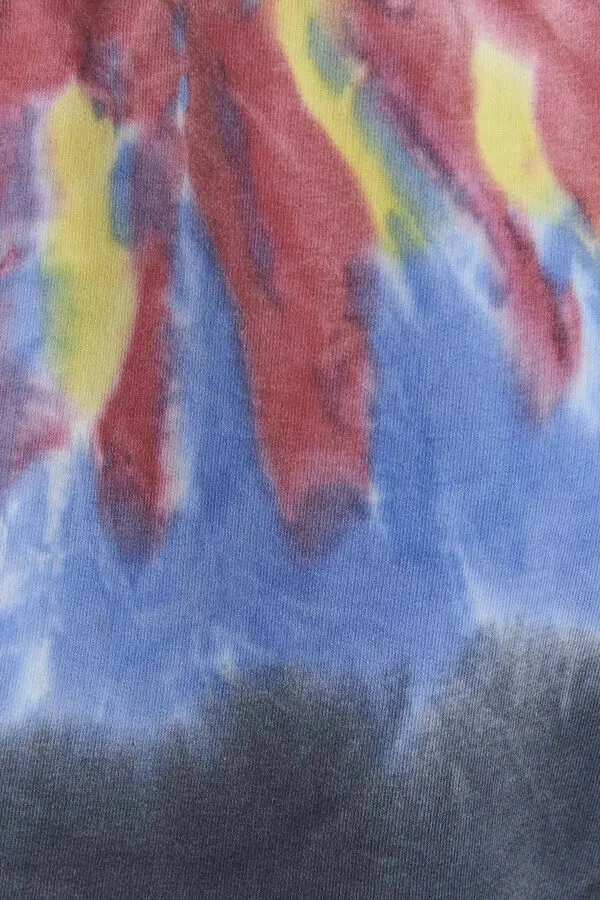 MSGM Tie-dyed Logo Bermuda Shorts