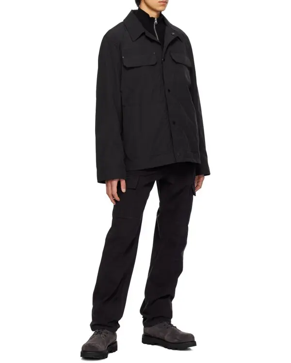 Canada Goose Burnaby Logo Patch Buttoned Jacket