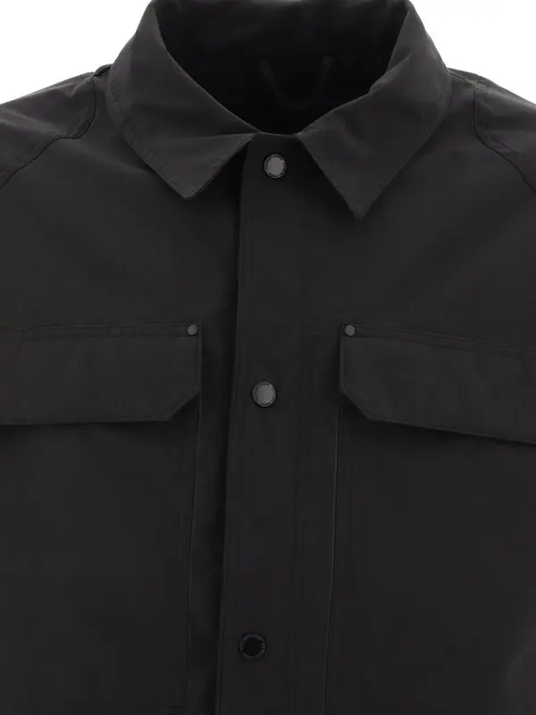 Canada Goose Burnaby Logo Patch Buttoned Jacket