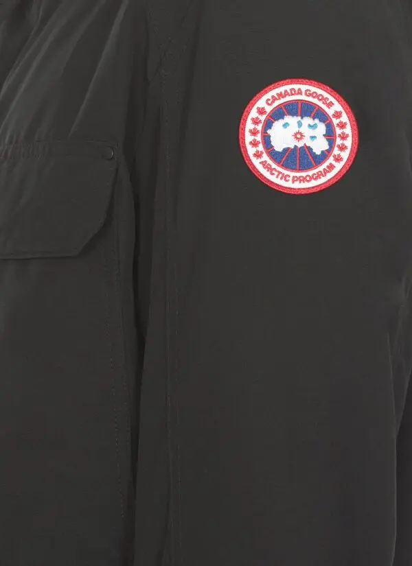 Canada Goose Burnaby Logo Patch Buttoned Jacket