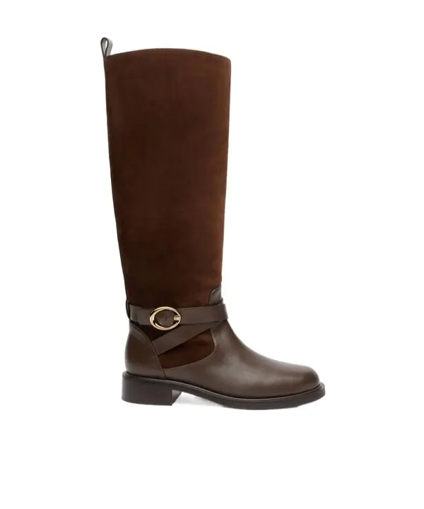 STUART WEITZMAN Benni Knee-high Boots - Walnut