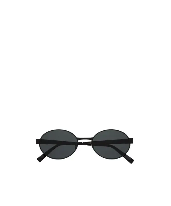 Saint Laurent Round Frame Sunglasses - Black