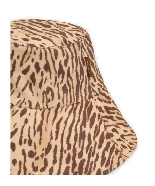 Zimmermann Printed Long Brim Bucket Hat