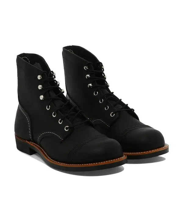 Red Wing Logo Lace-up Boots