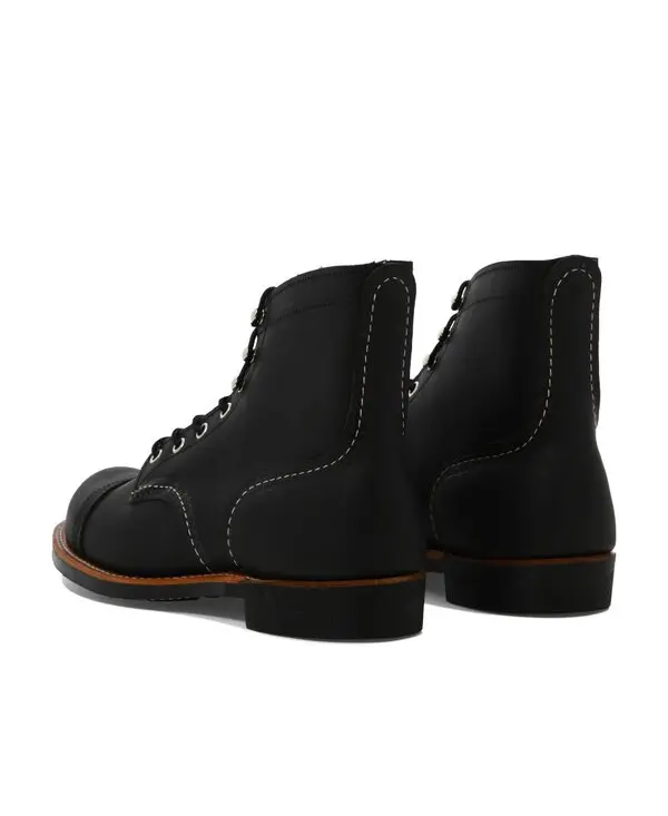 Red Wing Logo Lace-up Boots
