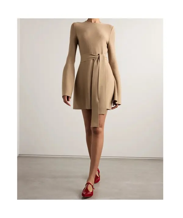 Gabriela Hearst Tenas Dress With Bell Sleeves