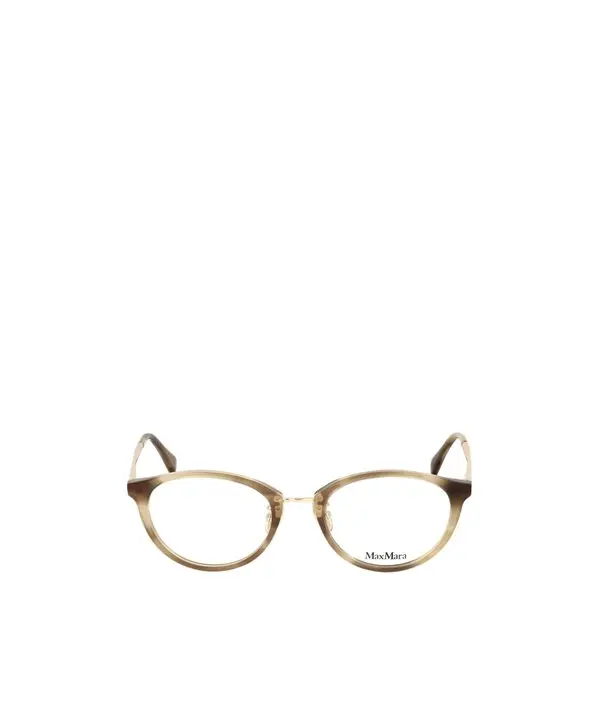 Max Mara Round Frame Eyeglasses - White