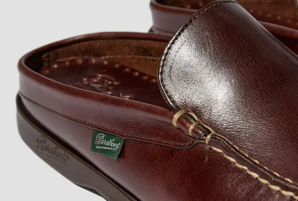 Paraboot Round-toe Mules - Brown