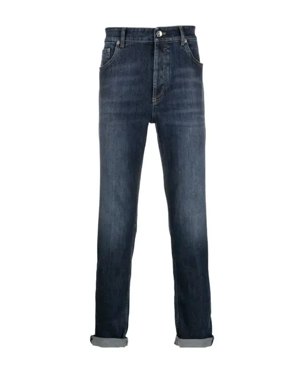Brunello Cucinelli Straight-leg Mid-rise Jeans