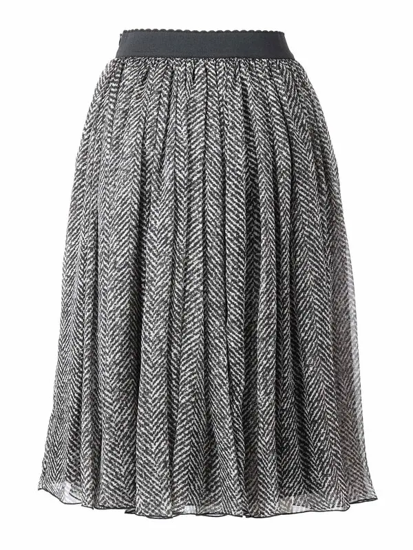 Dolce & Gabbana Pleated Midi Skirt