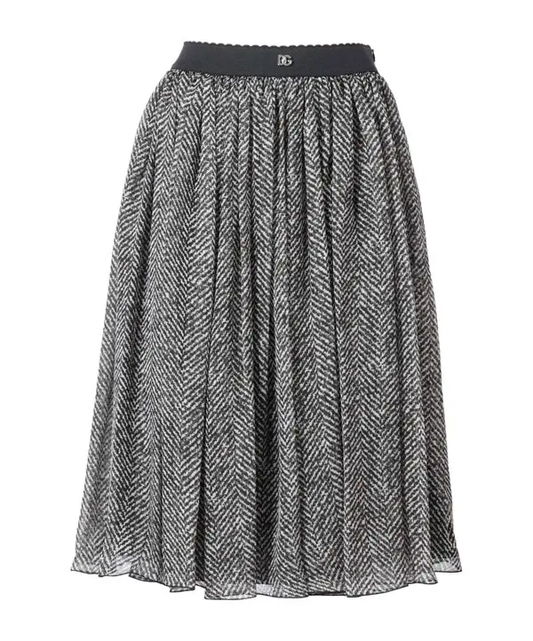 Dolce & Gabbana Pleated Midi Skirt
