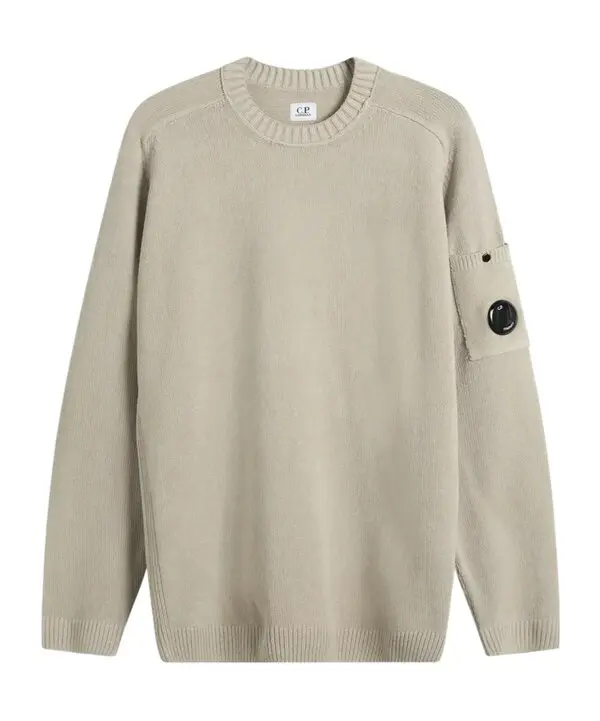 C.P. COMPANY Knitted Sweater With Lens Detail
