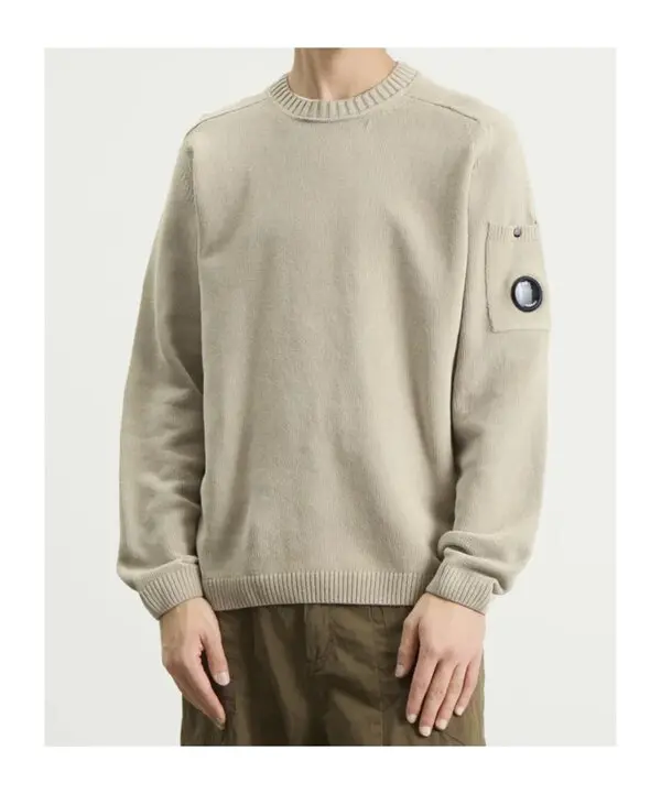 C.P. COMPANY Knitted Sweater With Lens Detail