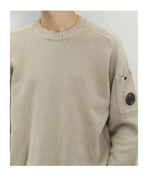 C.P. COMPANY Knitted Sweater With Lens Detail
