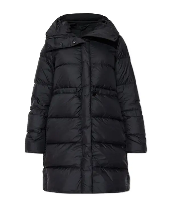 Canada Goose Montgomery Down Coat With Tonal Label - Black