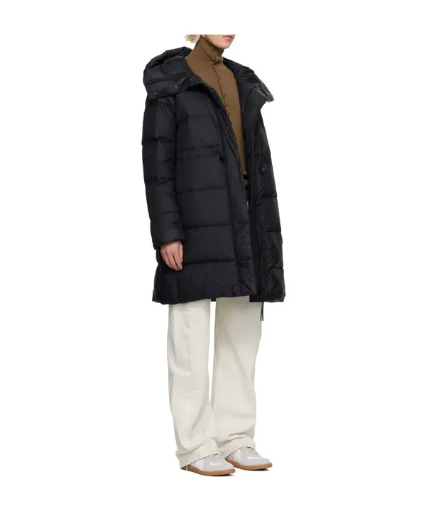 Canada Goose Montgomery Down Coat With Tonal Label - Black