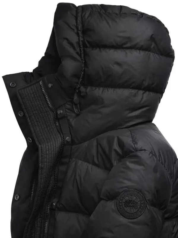 Canada Goose Montgomery Down Coat With Tonal Label - Black
