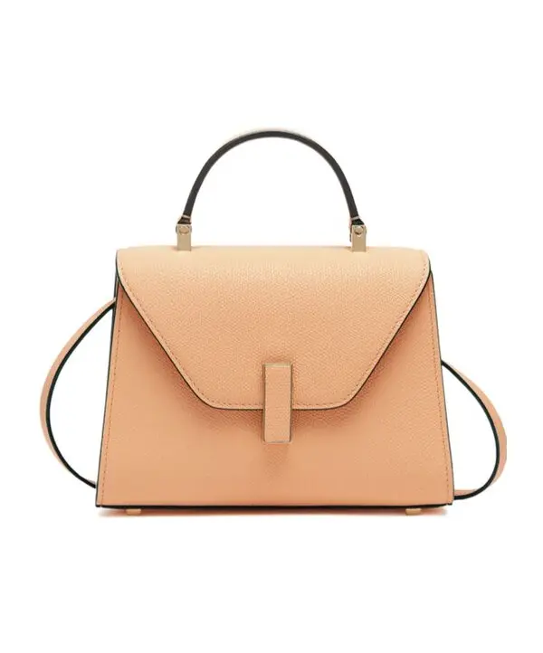 VALEXTRA Iside Crossbody Micro Bag - Light Gold