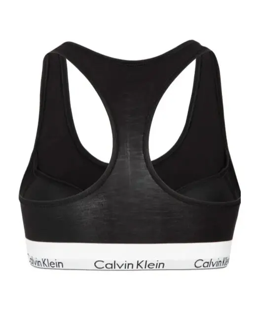 Calvin Klein Sleeveless Sports Bra - Black