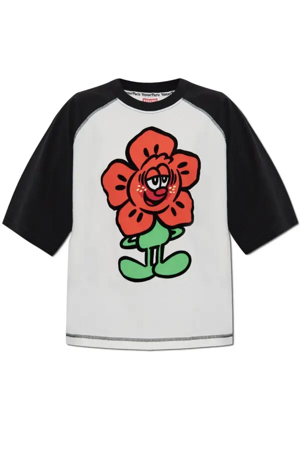 Kenzo X Verdy Flocked Crewneck T-shirt - White