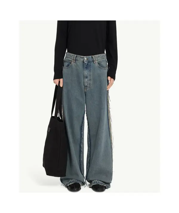 MAISON MARGIELA Distressed Straight-leg Jeans