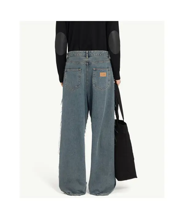MAISON MARGIELA Distressed Straight-leg Jeans