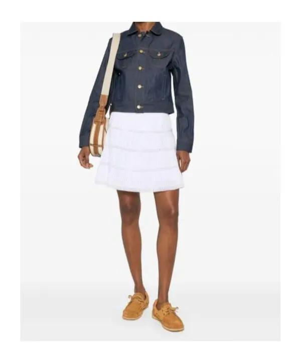 Celine Trucker Jacket In Raw Wash Denim - Black