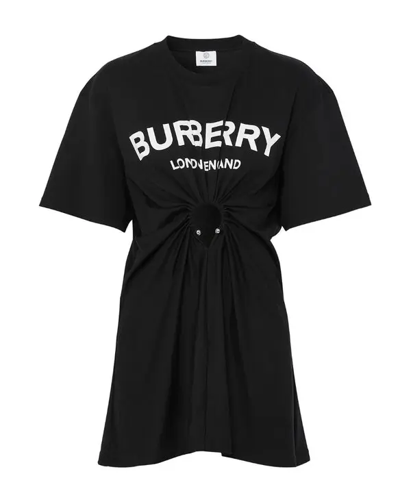 Burberry Ring-detail T-shirt - Black