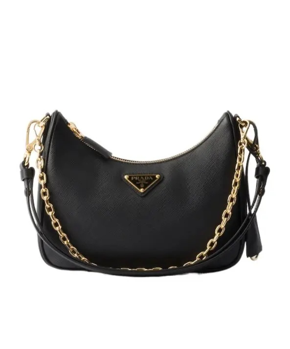 Prada Re-edition Mini Shoulder Bag - Black