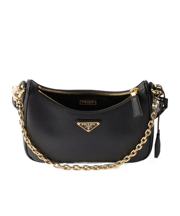 Prada Re-edition Mini Shoulder Bag - Black